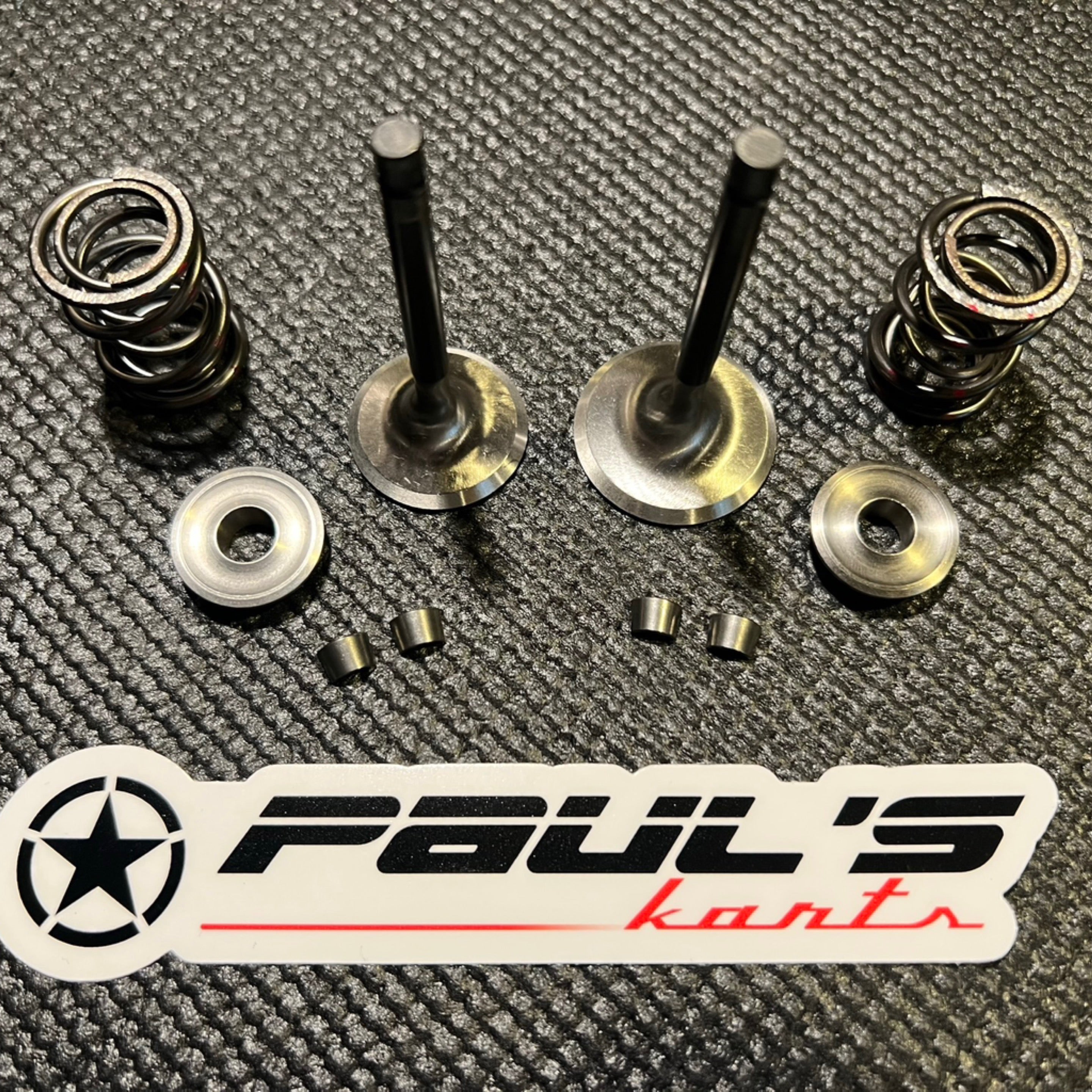 28.5mm & 25mm stainless steel complete valve train 37# single red ...