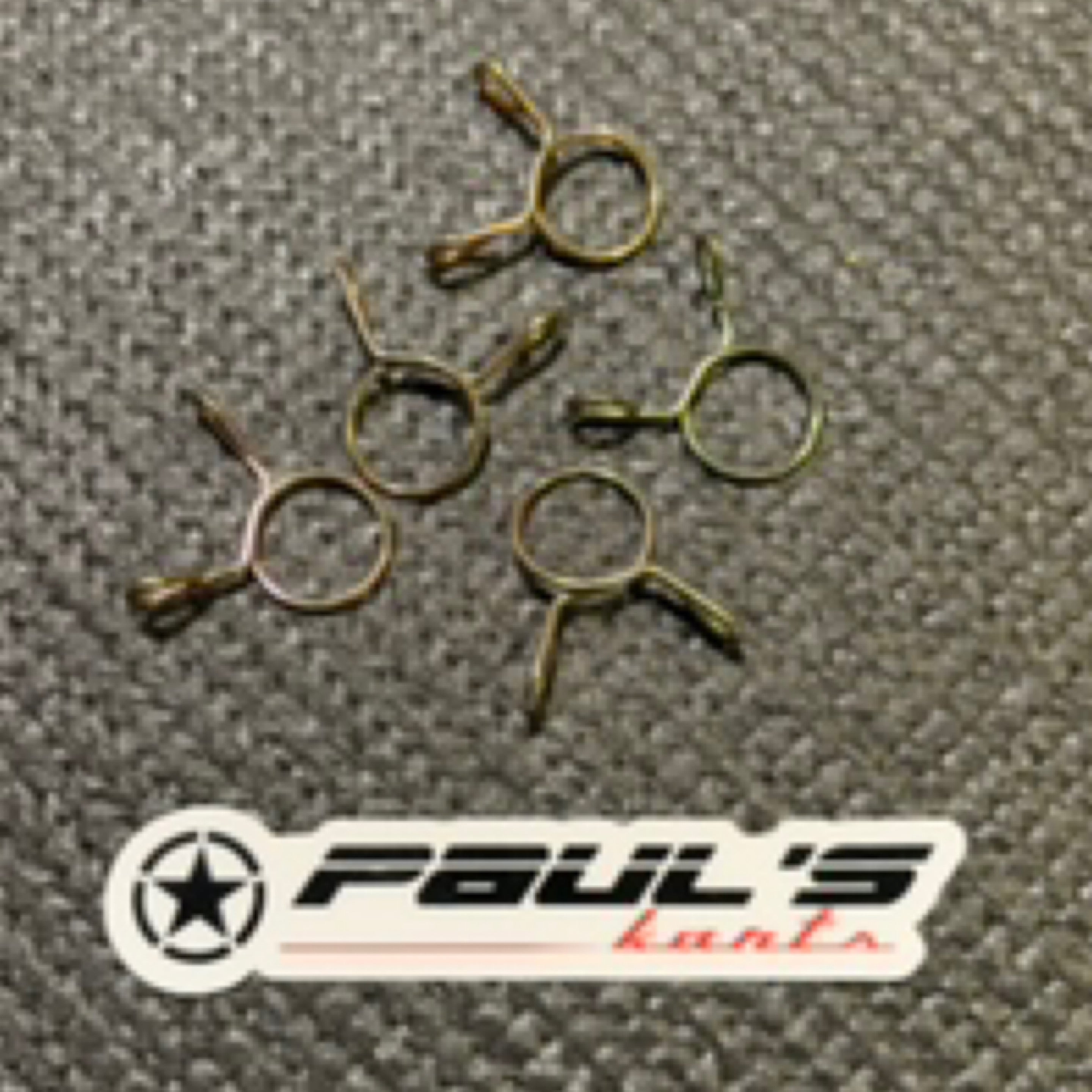 Fuel line clamps 3/8” fuel line clip (sold each) | PAULS KARTS RACING 🇺🇸