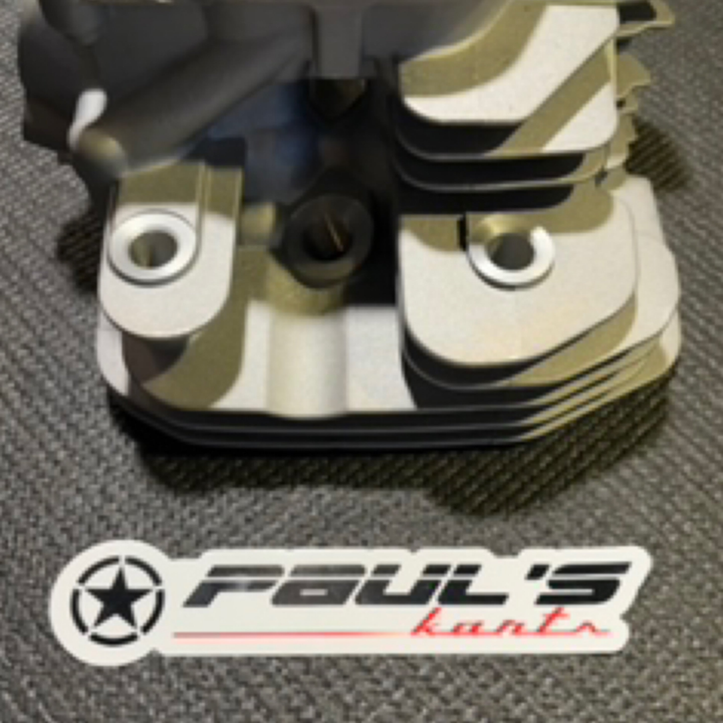 GX390 CLONE CYLINDER HEAD COMPLETE SPRINGS & VALVES GUIDE PLATE ...