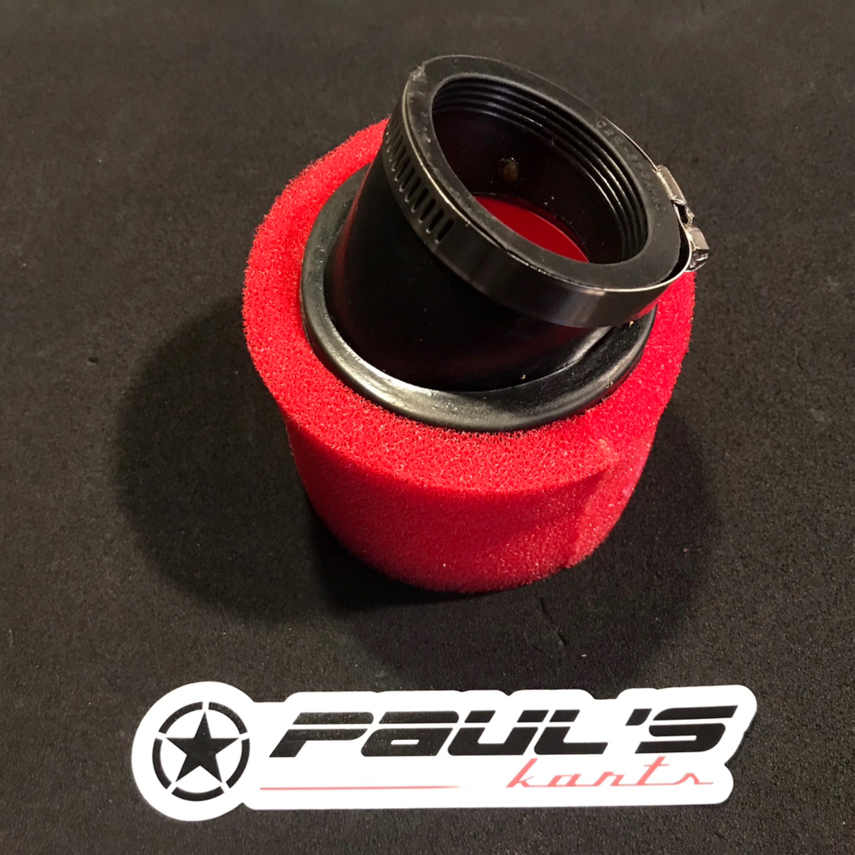 Foam filter 2 inch, 50mm red 2 piece foam construction molded rubber ...