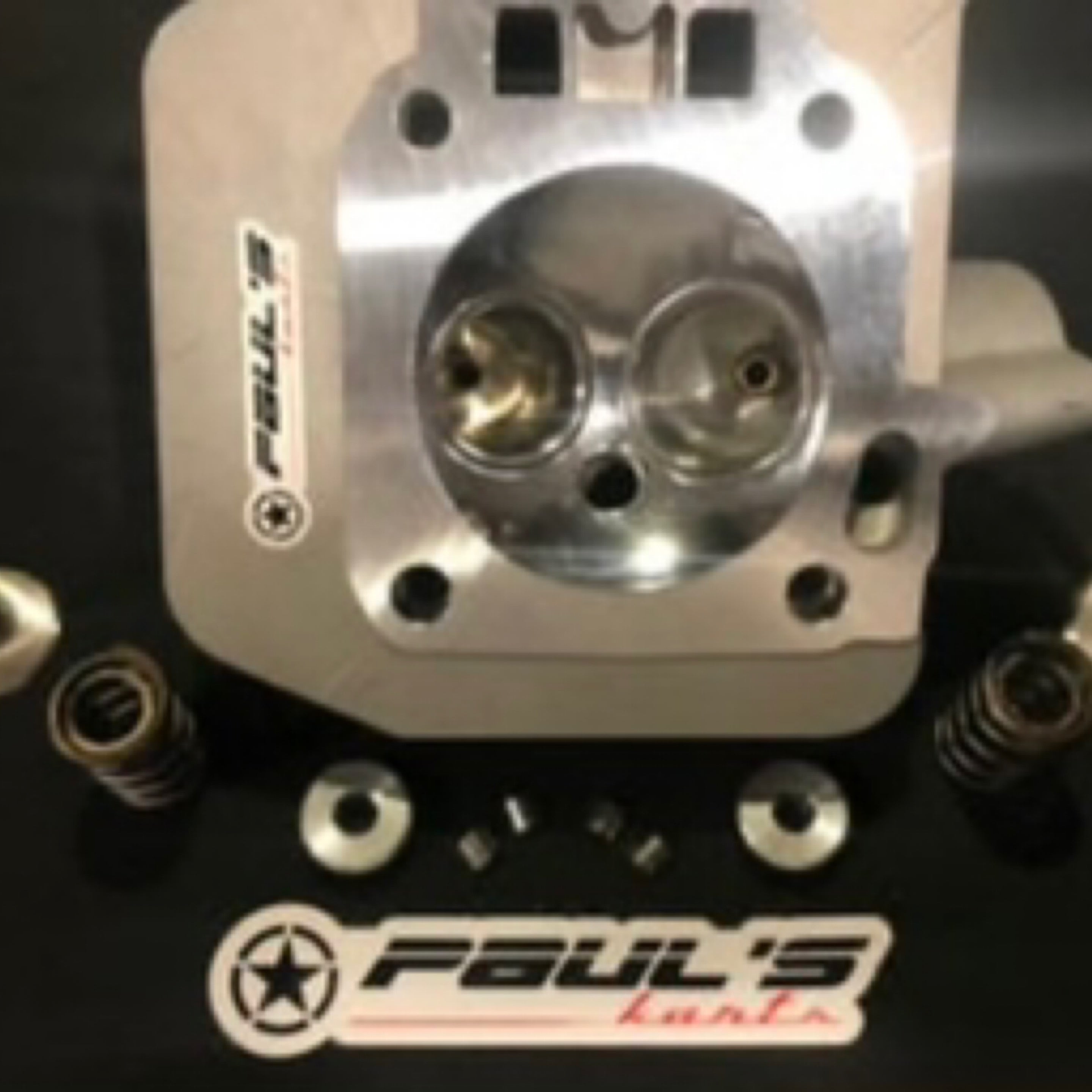 Predator 420 hemi head complete includes valves springs retainers ...