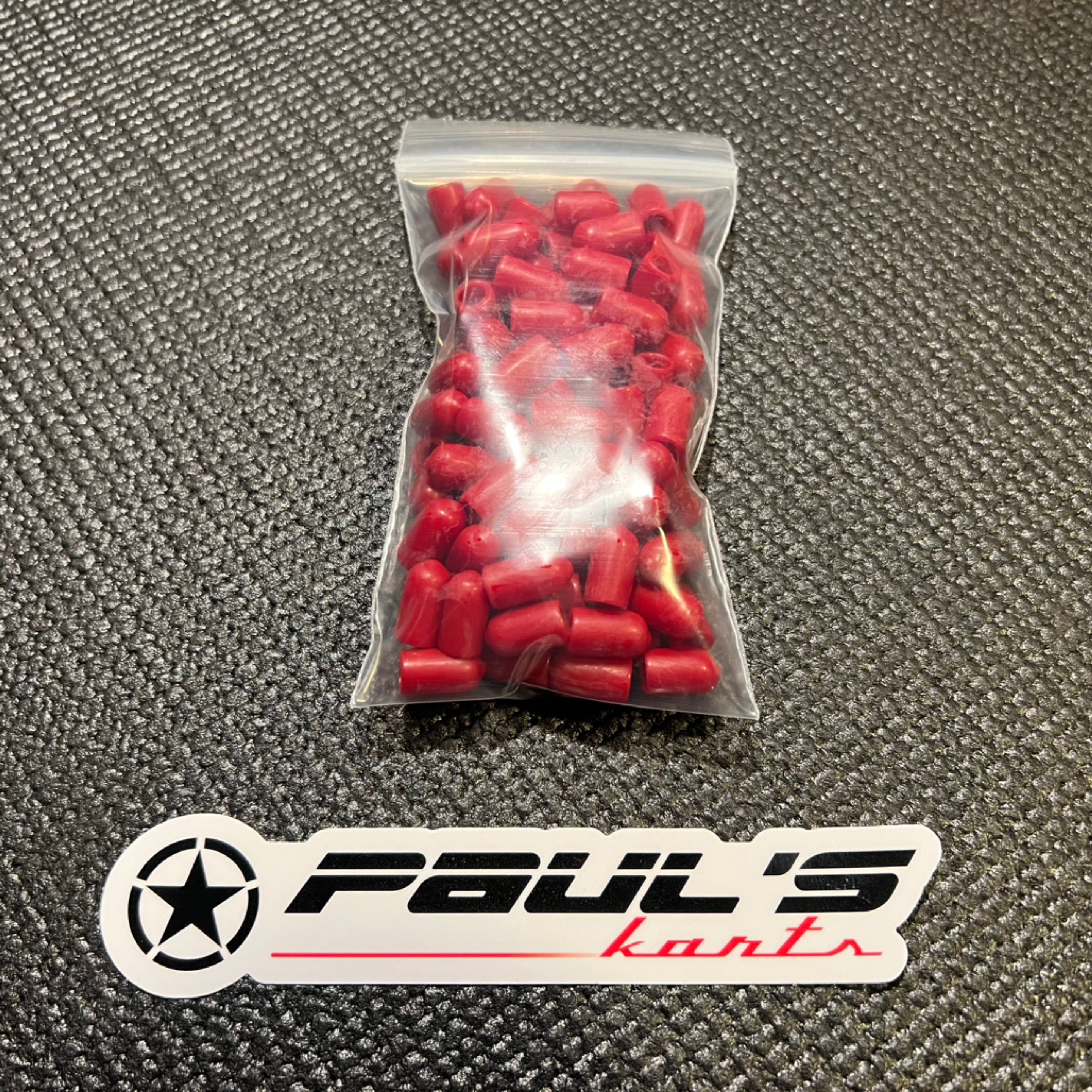 Caps vinyl caps ( 50 pcs) RED for 1/4” hose barbs fuel caps cover ...