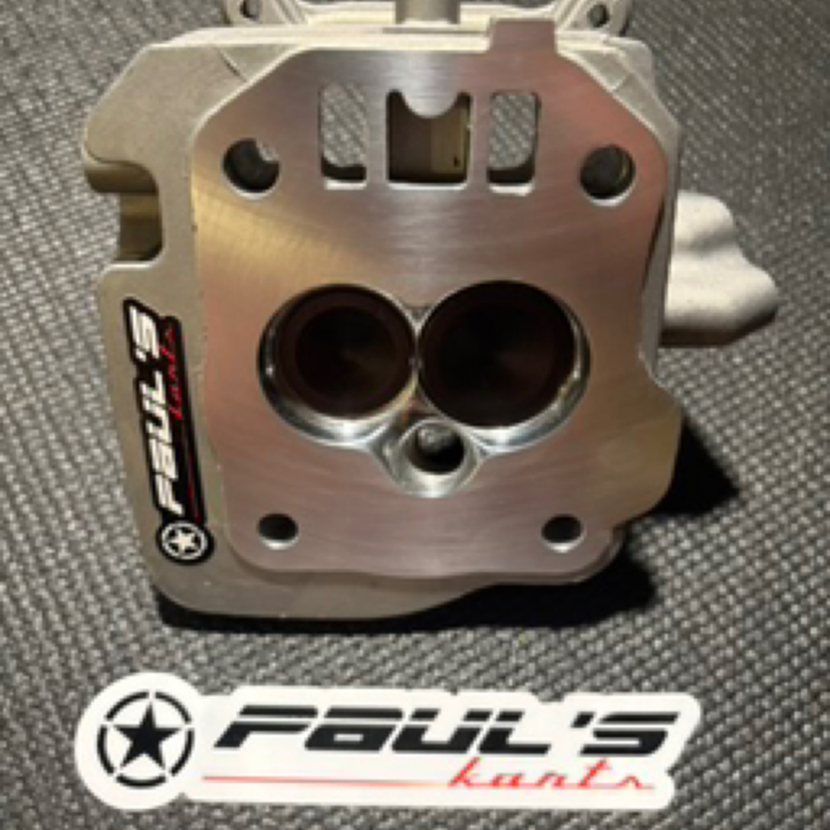 Head, small block gx200 / clone, big valve 32/28 welded chamber, MAX ...