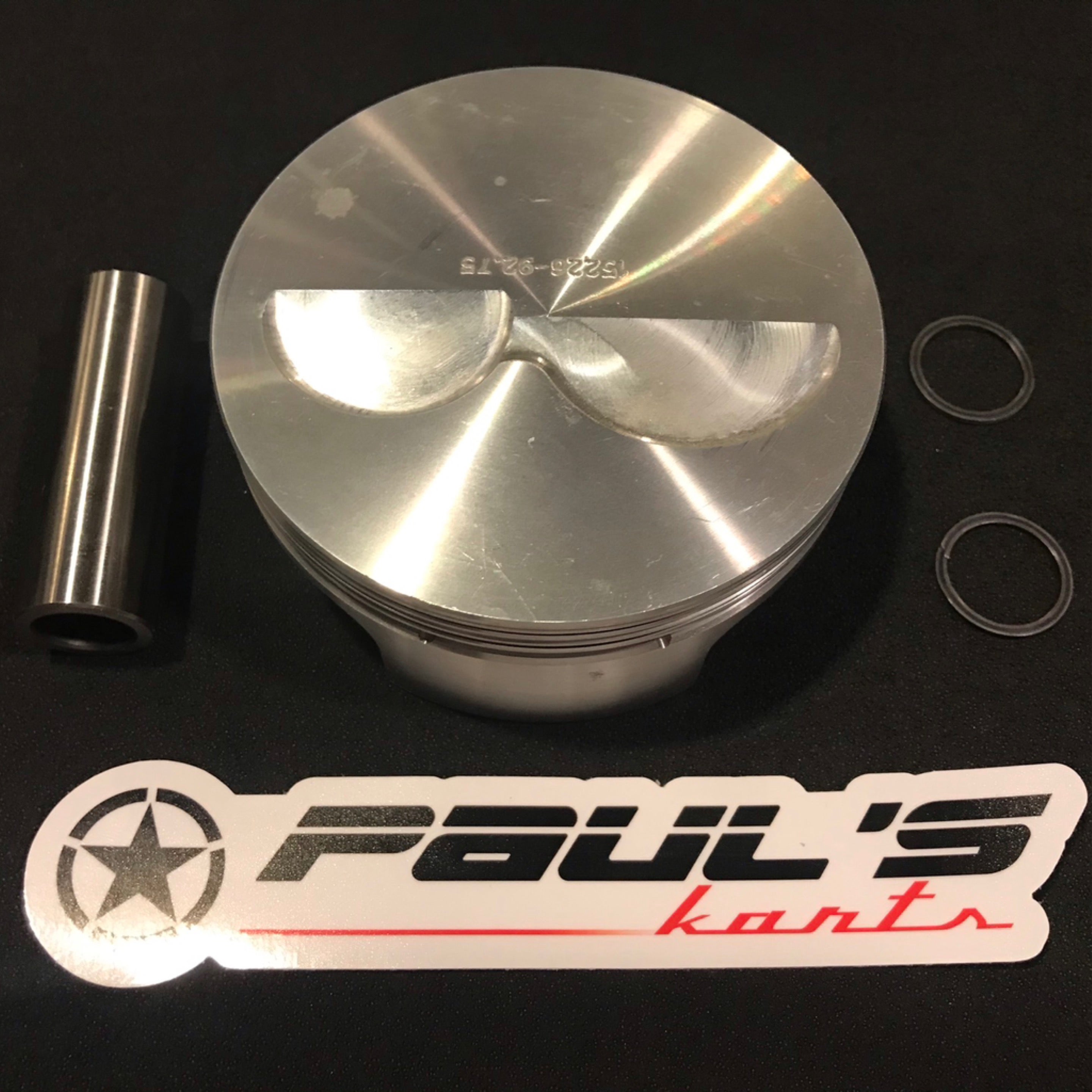 Piston 420cc OHV & Predator (90mm) Forged Flat-Top | PAULS KARTS RACING 🇺🇸
