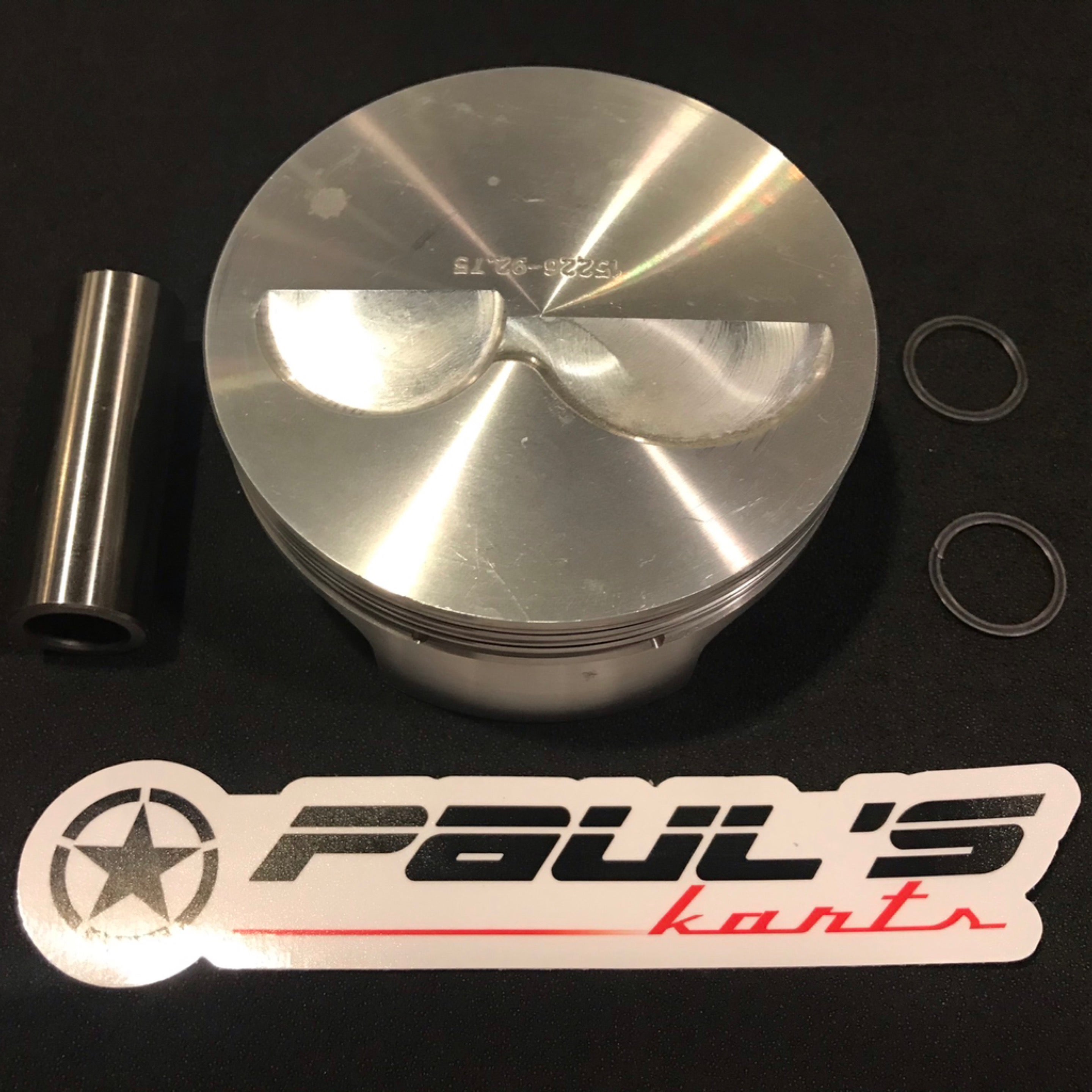 Piston 92mm for 460s & GX390 Type Engines Forged Flat-top | PAULS KARTS ...