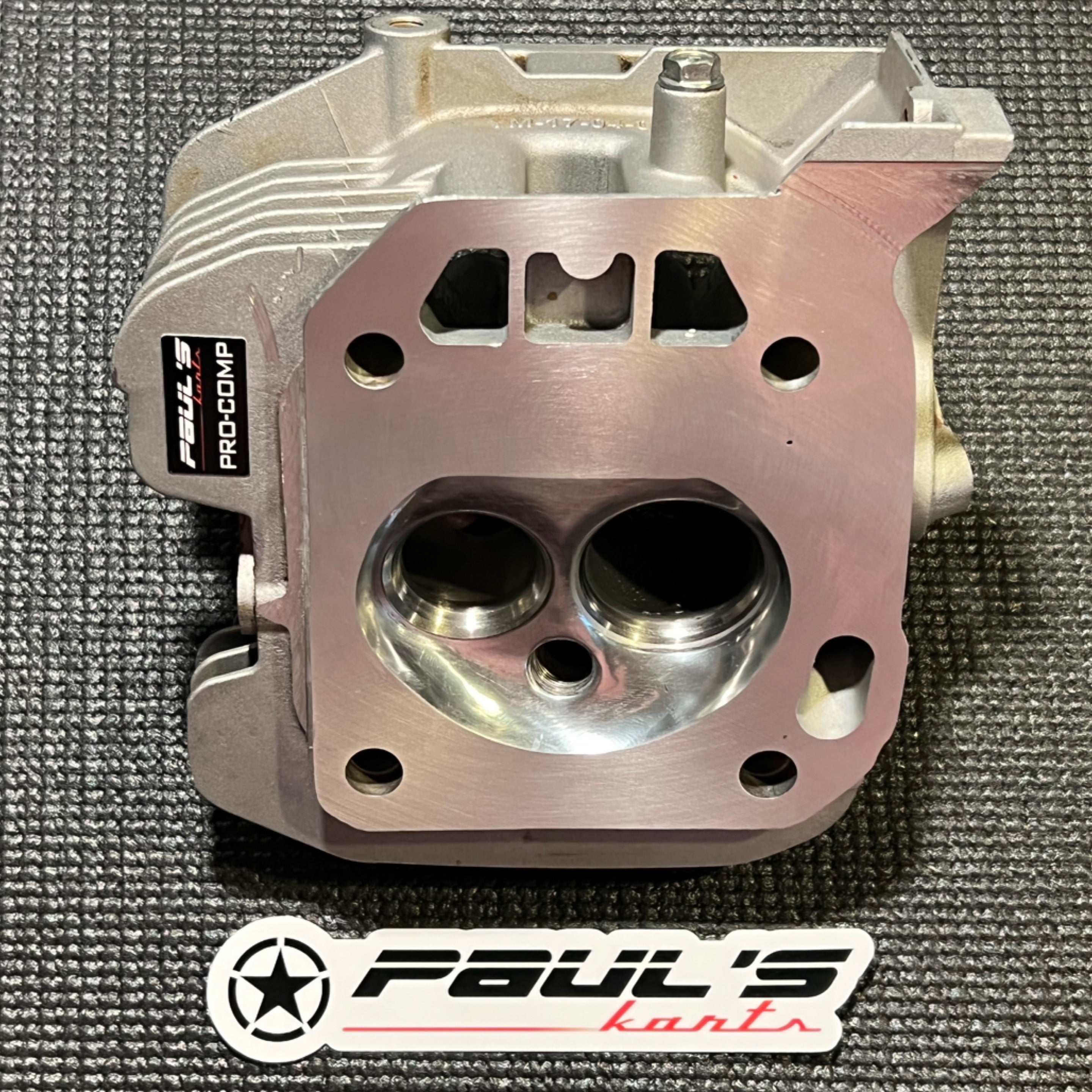 Head Big block 38/34 valve seats High compression Ported Polished 6.5mm ...