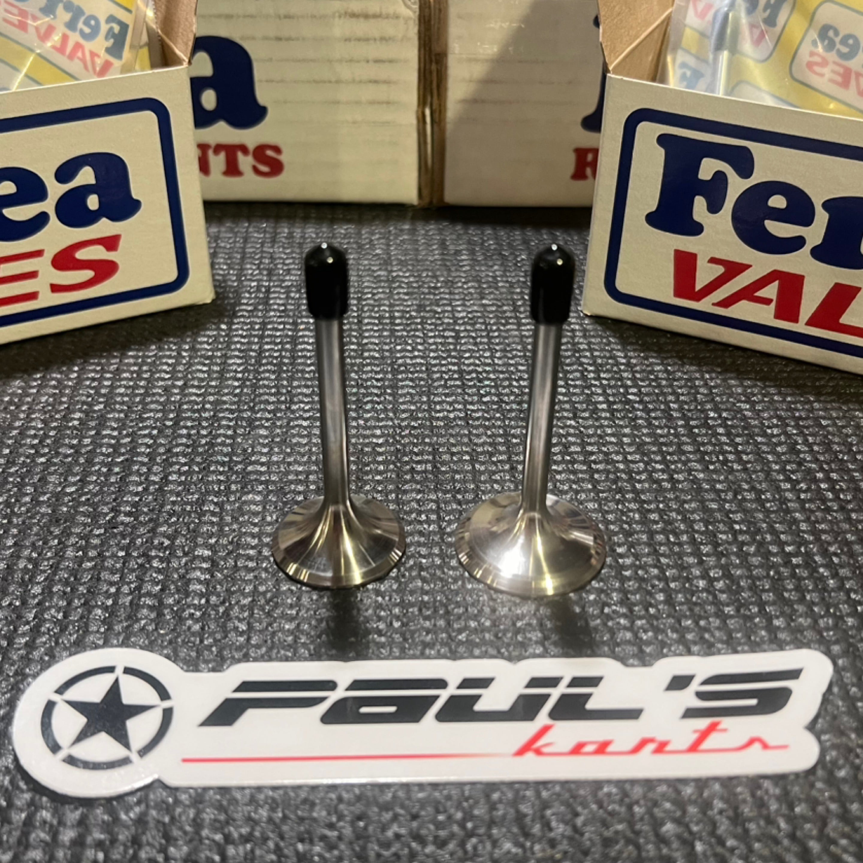FERREA stainless 5.5mm 32/28mm valves set. Multi angle back cuts +.130â ...