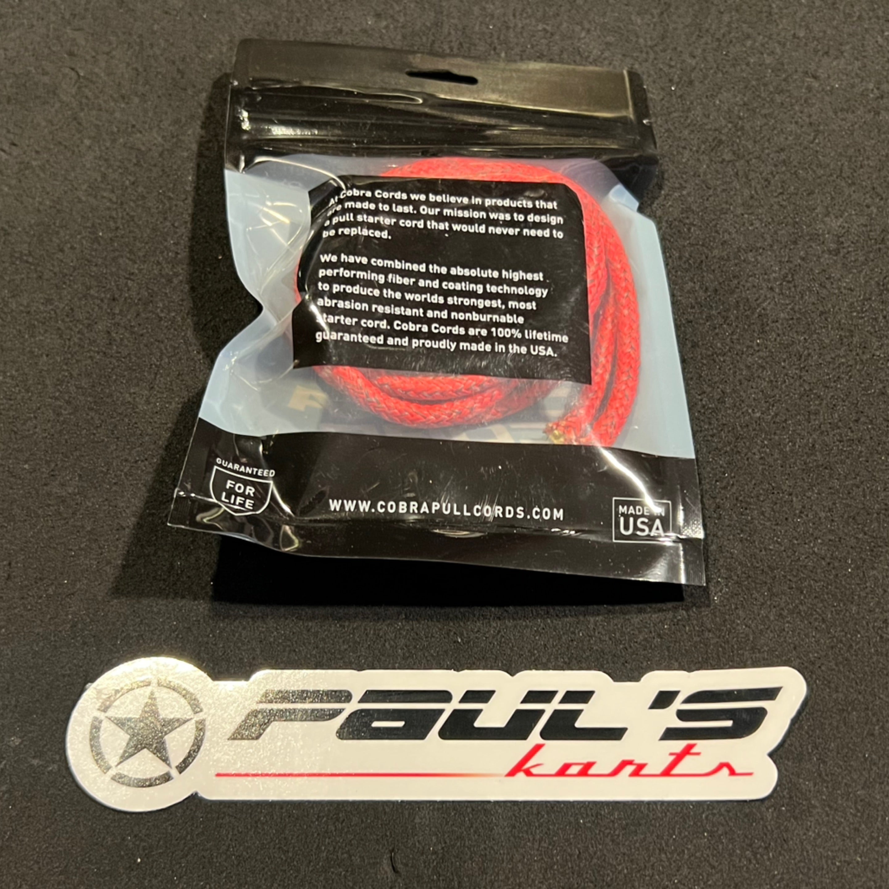 Pull cord (RED) cord unbreakable lifetime guarantee (sold each) | PAULS ...