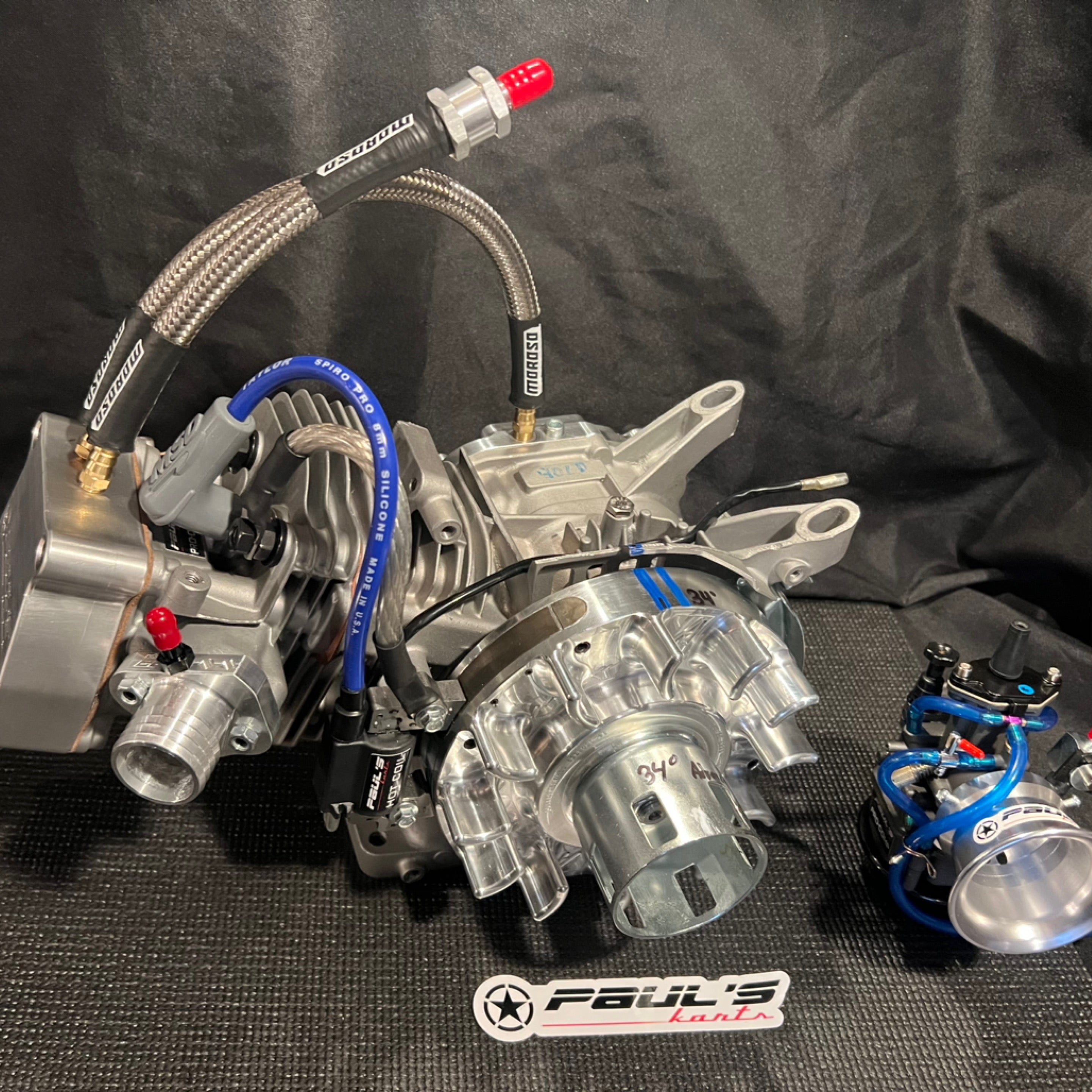 Predator 212 Complete engine 32/28 big valve Gage roller rockers PKRPM3 ...