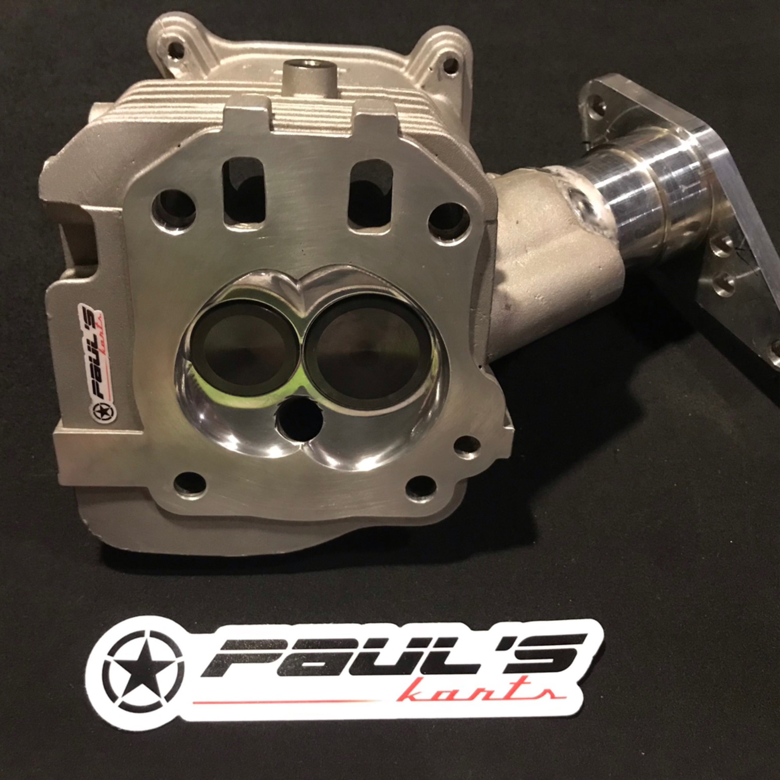 Custom small block head (EVO) custom casting 33/27 valves raised port ...