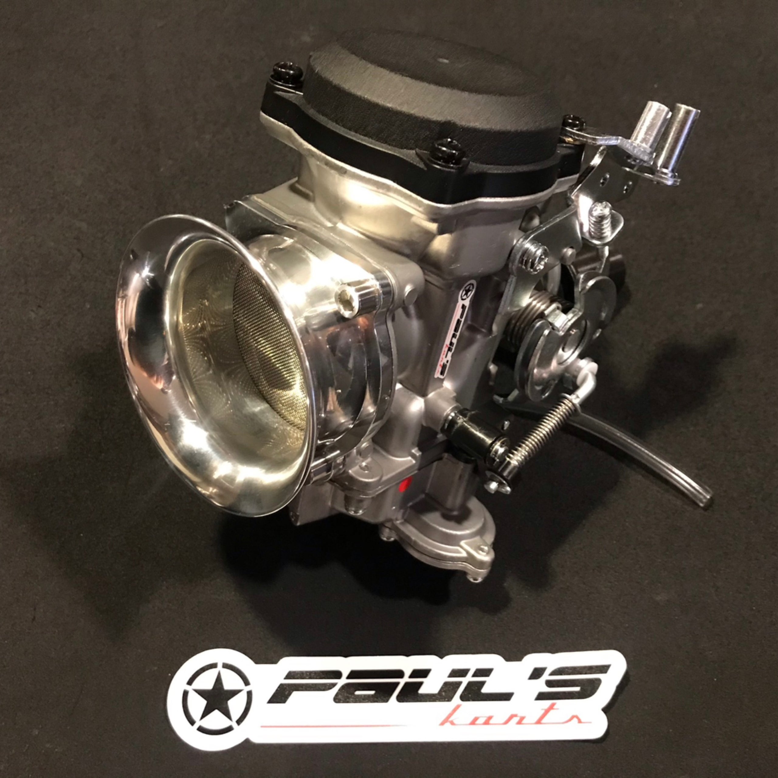 Carburetor 40mm METHANOL Pumper dual throttle valves w. Chrome velocity ...