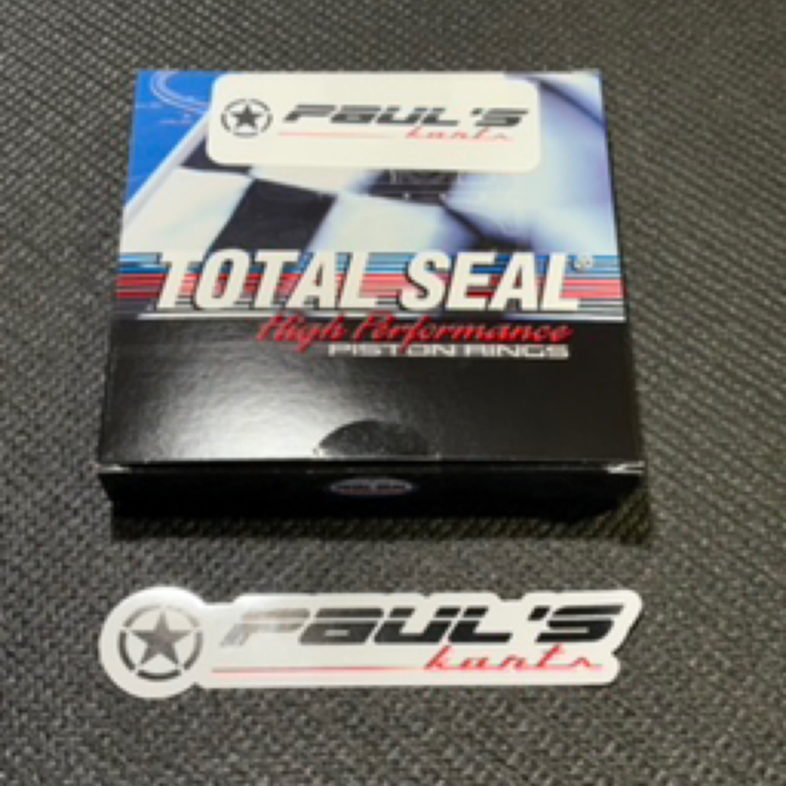 Total seal top ring set gapless ring big block (fits 90mm billet piston ...