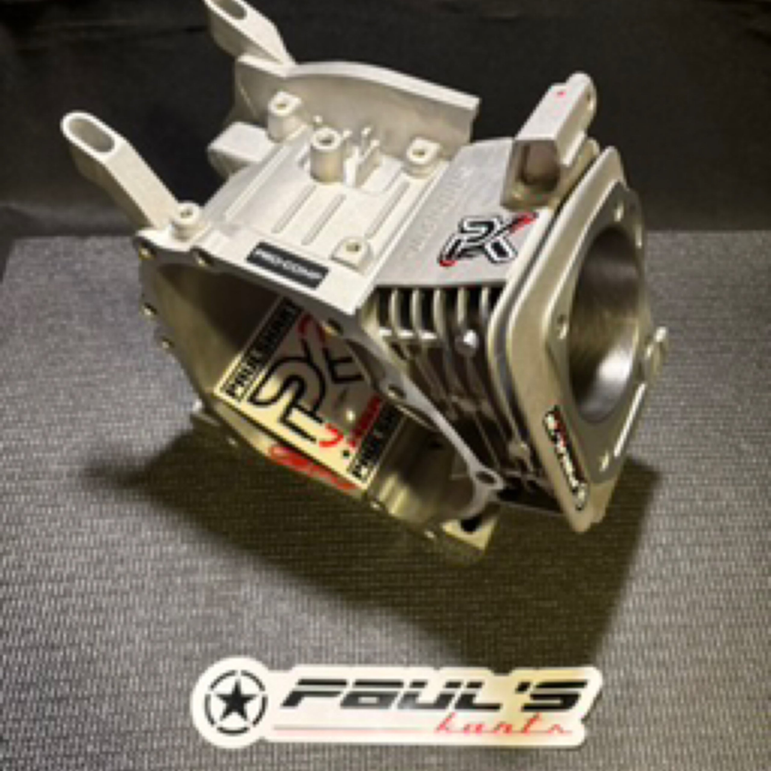 3” block with tank mounts (available in 2.990” through 3.108” ) | PAULS KARTS RACING
