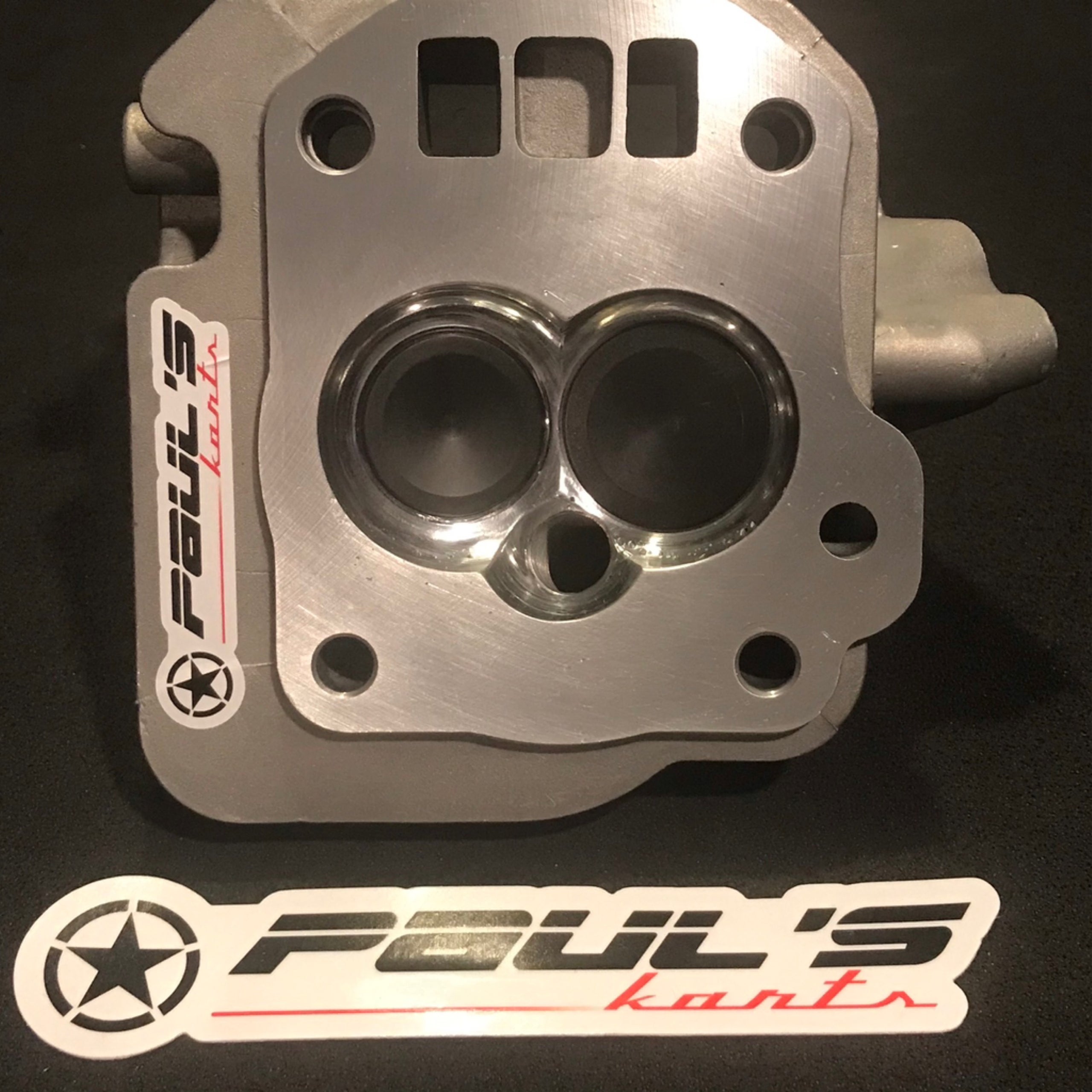 Predator 212 HEMI cylinder head WELDED (28.5 - 28) BIG VALVE POTRED ...